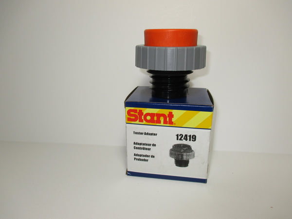 STANT FUEL CAP ADAPTER 12419, ORANGE WITH GRAY RING | Smogchecksupplies.com