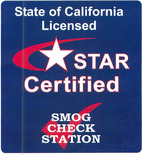 STAR CERTIFIED SMOG STATION SIGN, 24" X 30" DOUBLE SIDE, 1-877-438-7761 ...