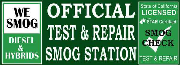 | We Smog Hybrids & Diesels | Test and Repair | Vinyl Banner ...