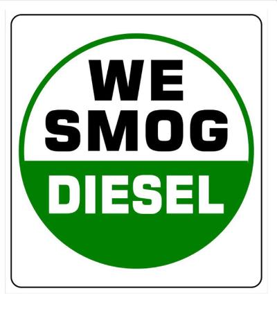 WE SMOG DIESEL SIGN | Smogchecksupplies.com