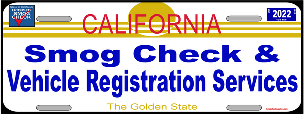SMOG CHECK & VEHICLE REGISTRATION SERVICES BANNER | Smogchecksupplies.com