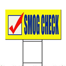 Smog Check Sign | Smogchecksupplies.com