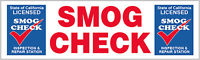 Star Certified Smog Check Inspection & Repair Banner, Several Sizes ...